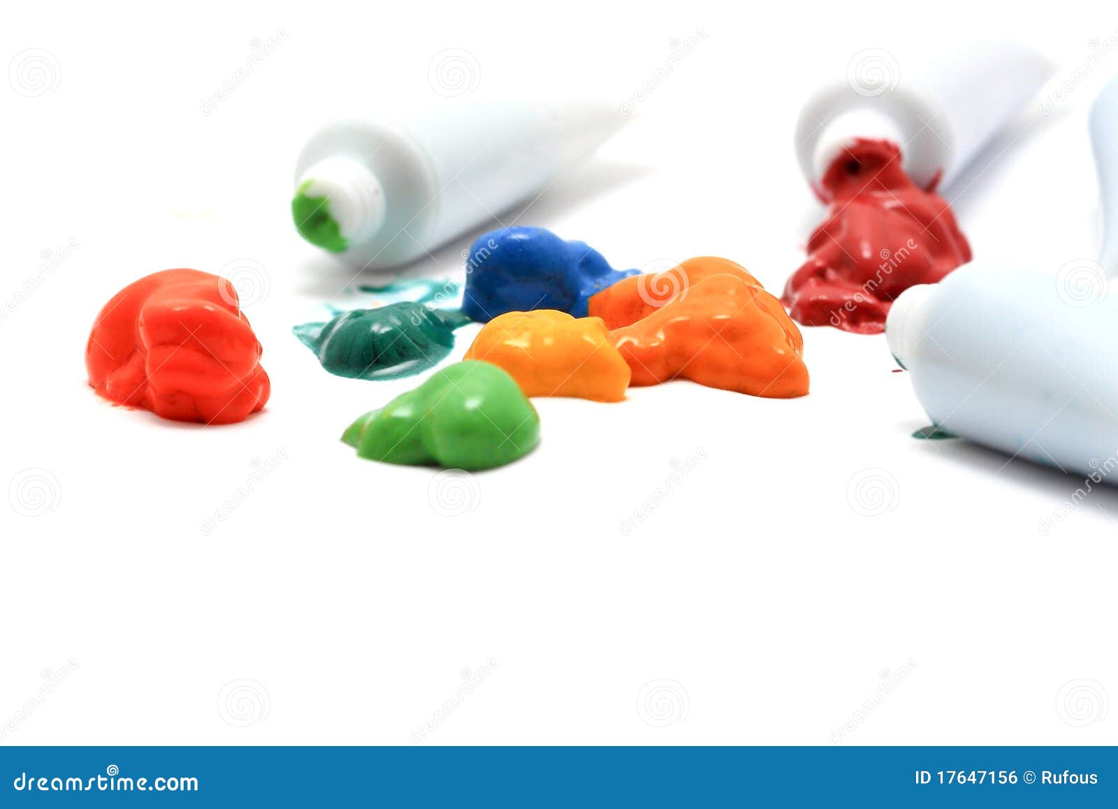 Colors coming out of tubes stock photo. Image of creativity - 17647156