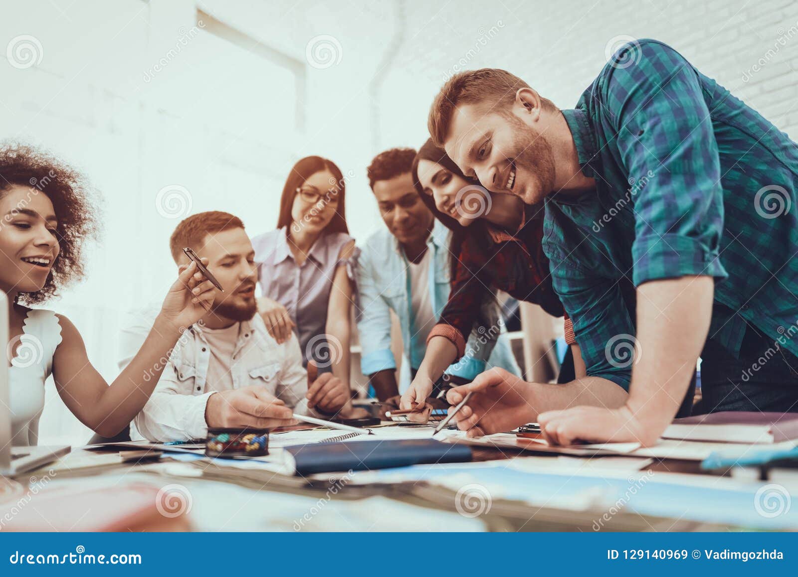 Colors for Design. Samples. Schemes. Teamwork. Stock Image - Image of ...