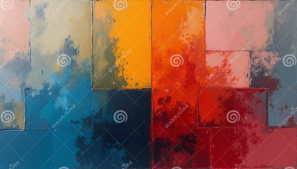 Colors Dissolving into Time Stock Image - Image of room, theory: 354230411