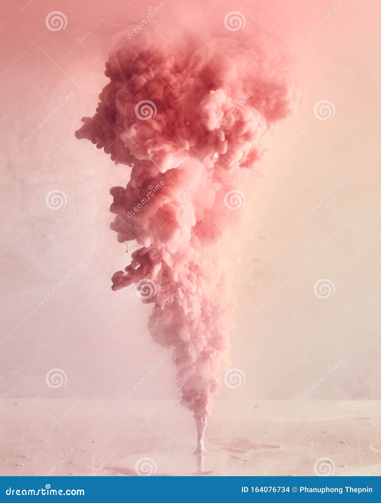 Colors Dropped into Liquid and Photographed. Stock Photo - Image of ...