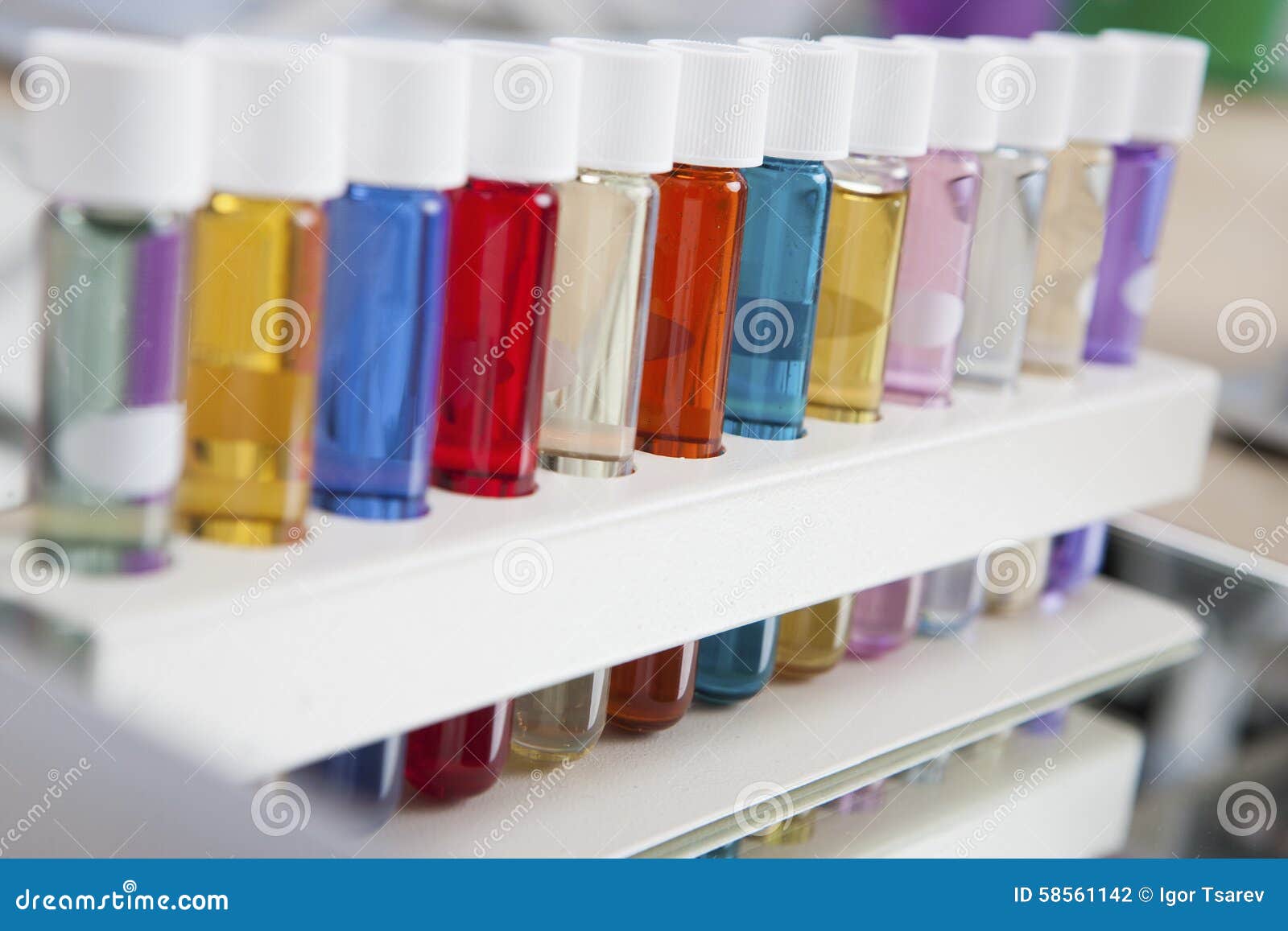 Colors flasks stock photo. Image of research, chemistry - 58561142
