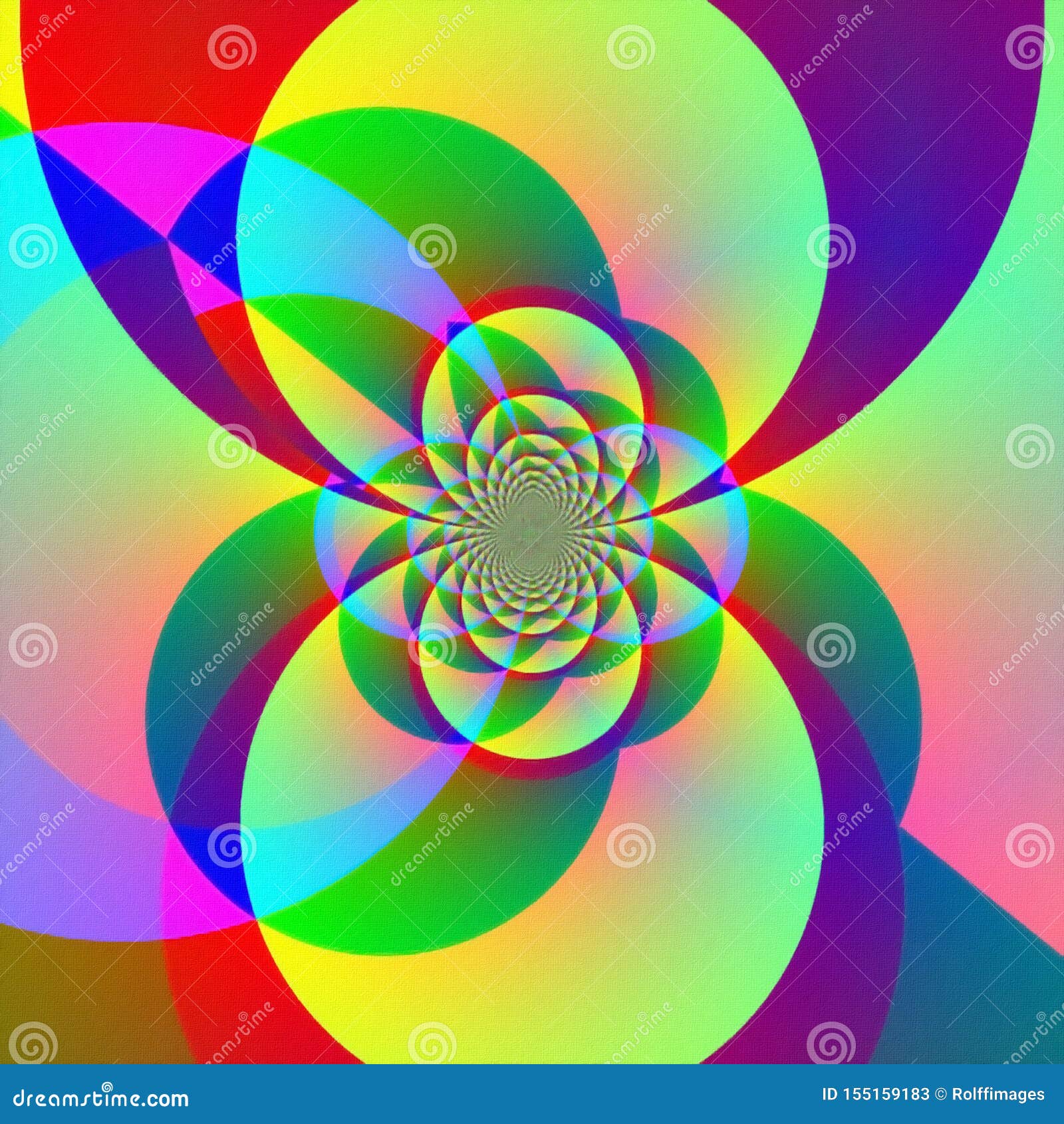 Colors fractal stock illustration. Illustration of details - 155159183