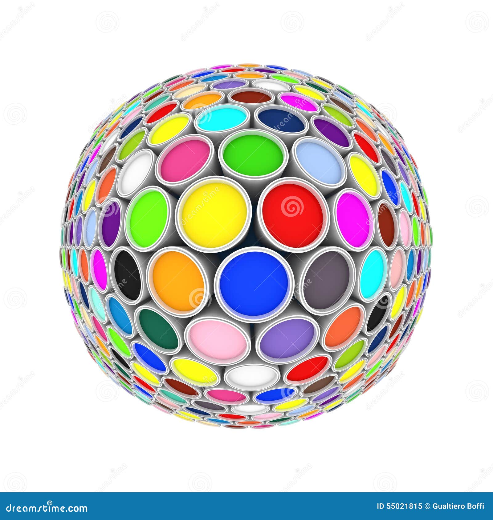 Colors globe stock illustration. Illustration of paint - 55021815