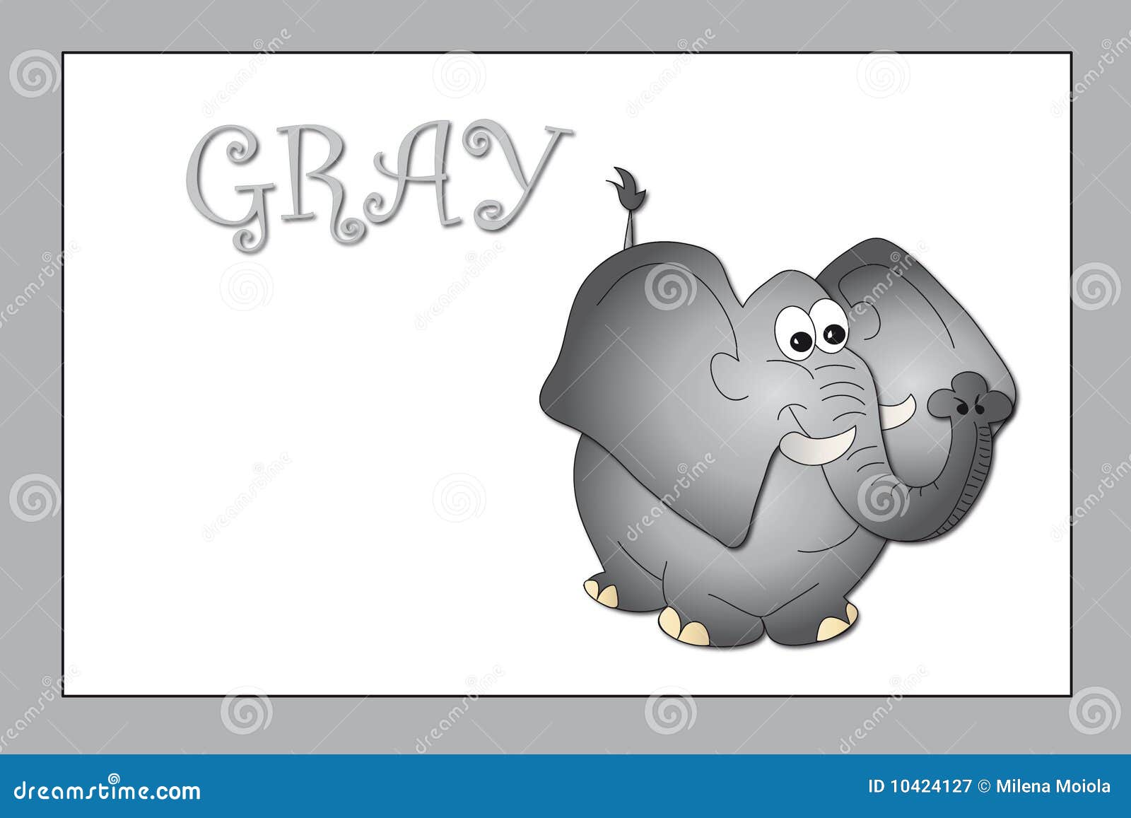 Colors: gray stock illustration. Illustration of cartoon - 10424127