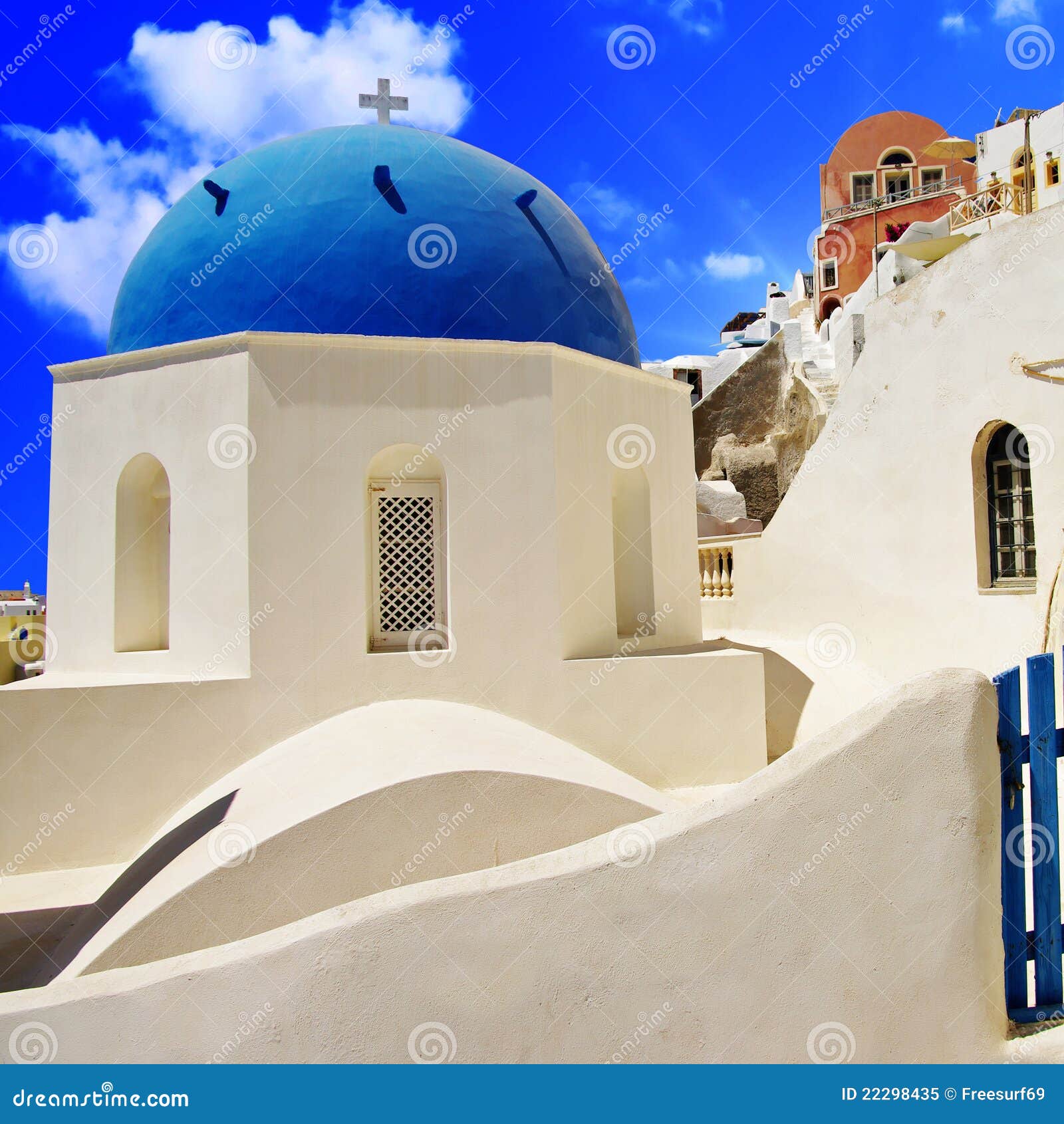 Colors of Greece stock image. Image of europe, steps - 22298435