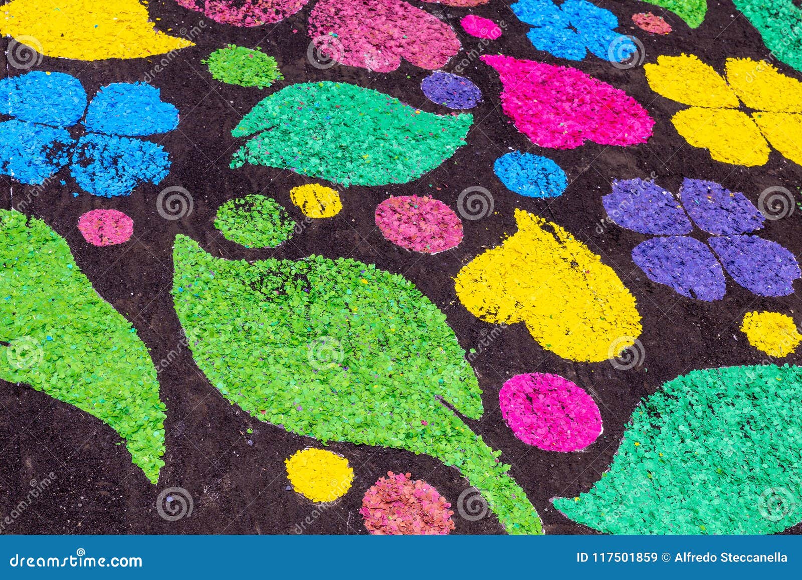 Colors on ground stock image. Image of text, drawn, smeared - 117501859