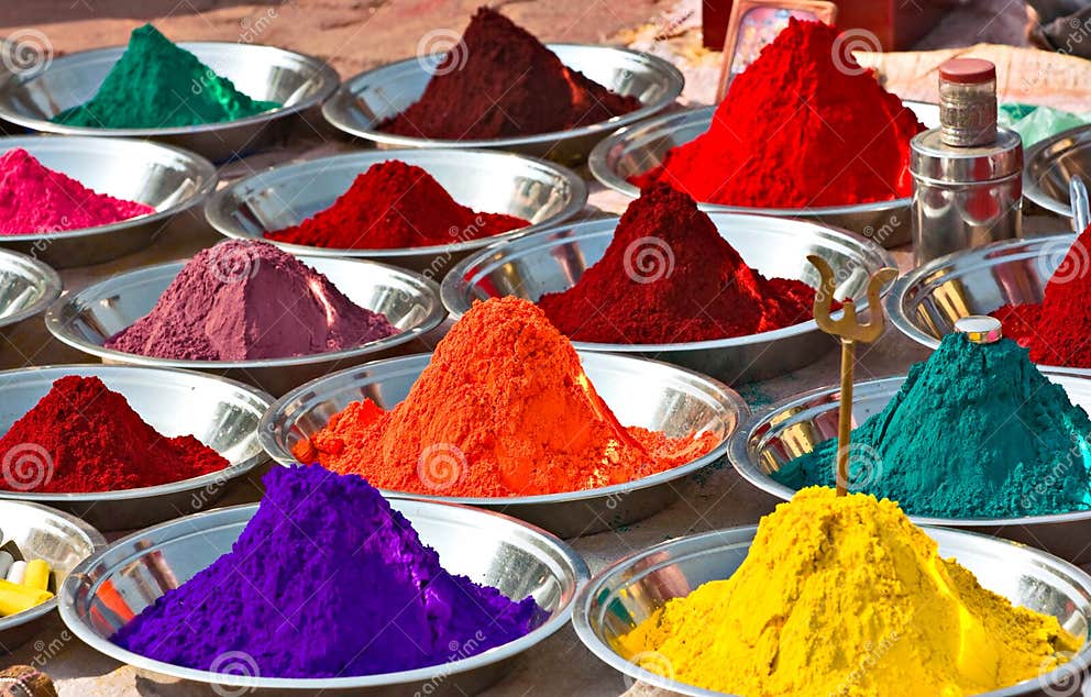 Colors, India. stock image. Image of india, colors, hinduism - 4849209