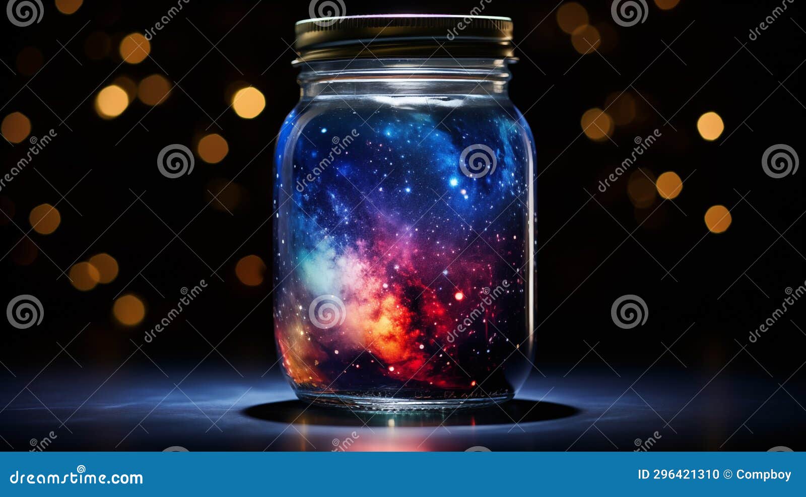 Colors in a jar stock illustration. Illustration of blue - 296421310