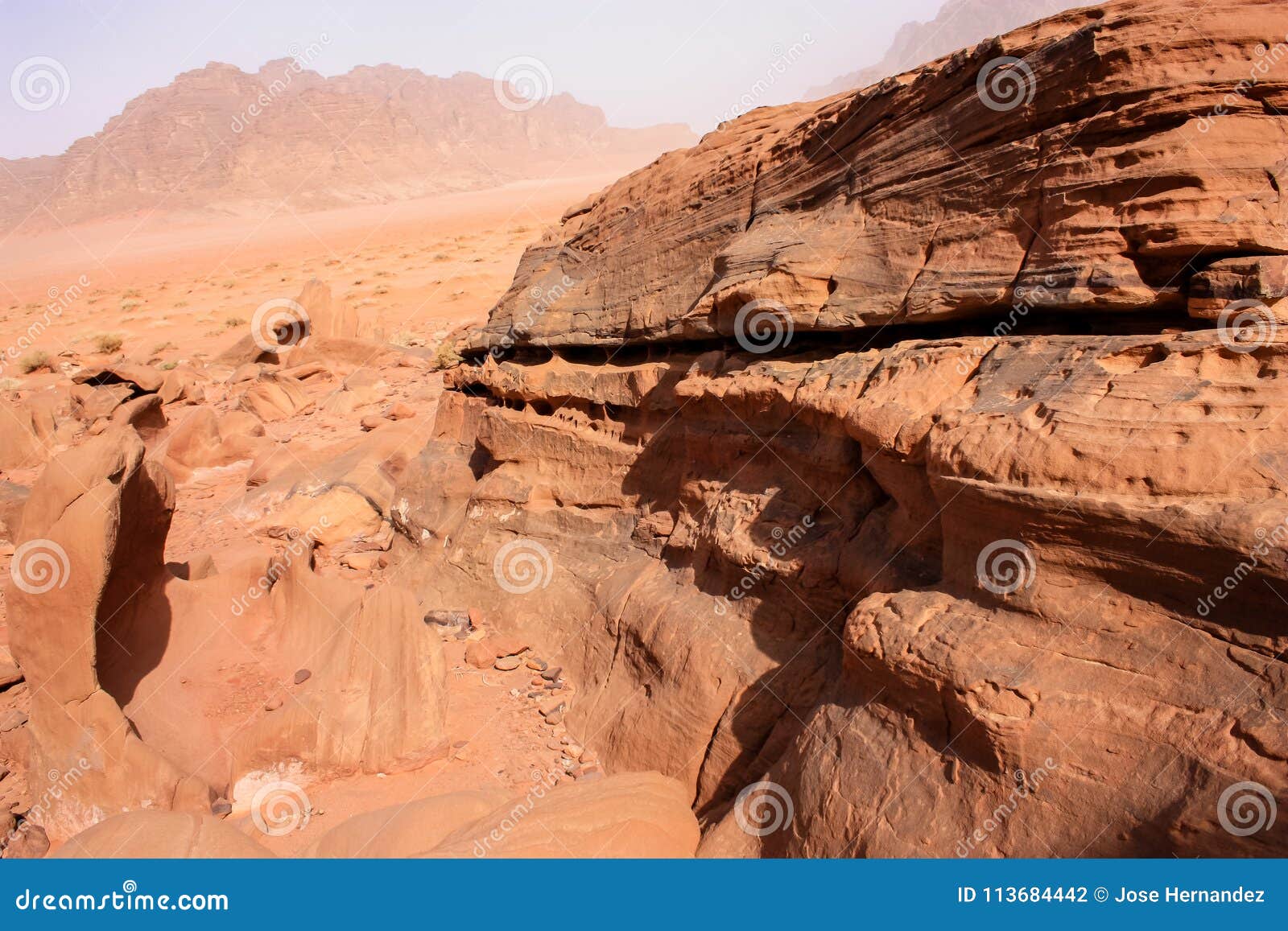 Colors of Jordan stock photo. Image of dirt, landscape - 113684442