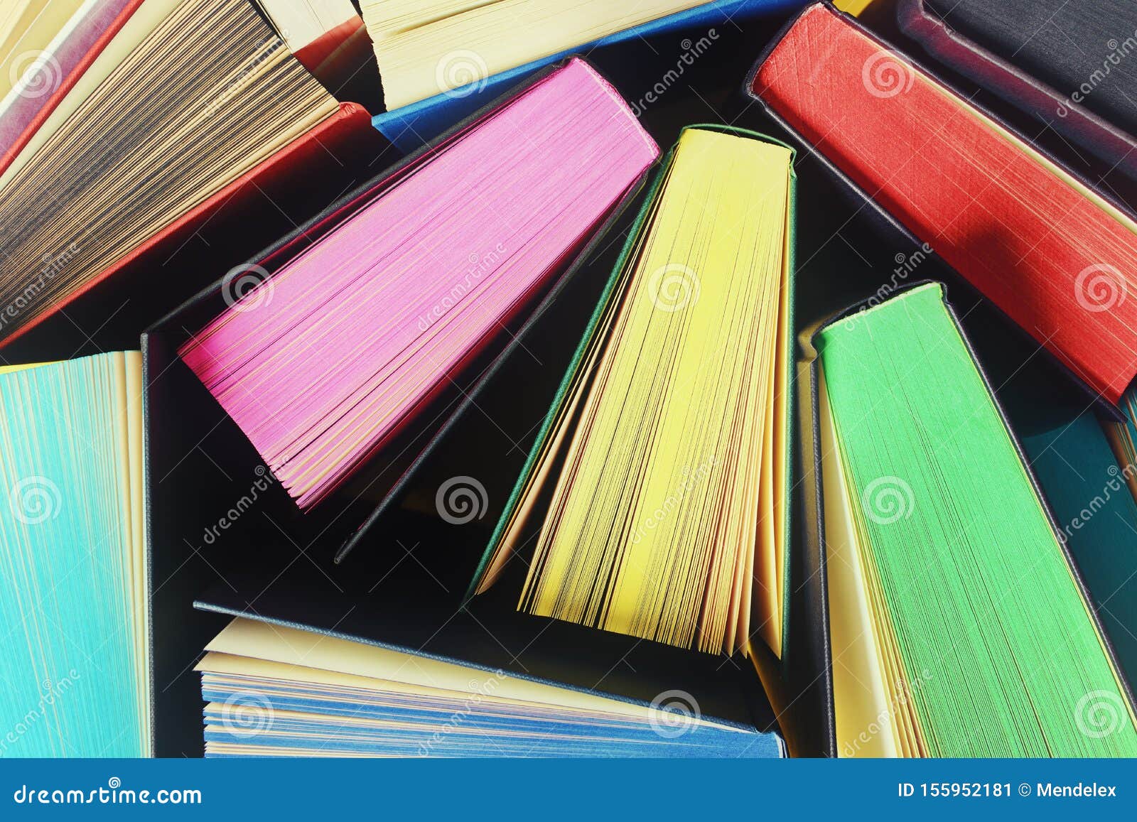 The colors of knowledge stock image. Image of edge, education - 155952181