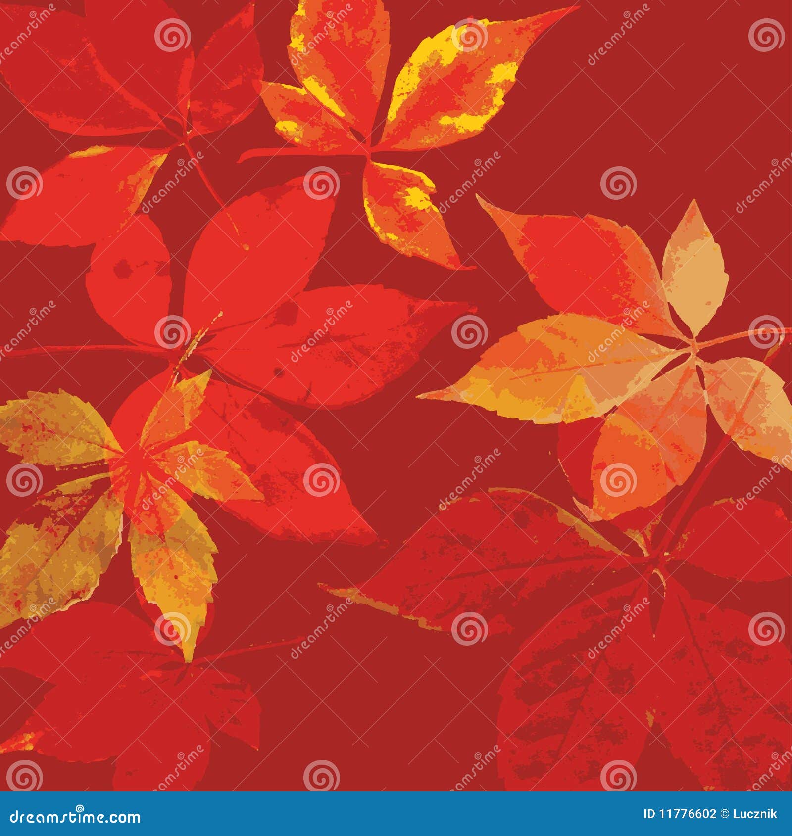 Colors leafs stock vector. Illustration of creative, plant - 11776602