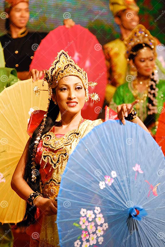 Colors of Malaysia. editorial photography. Image of costumes - 28069947