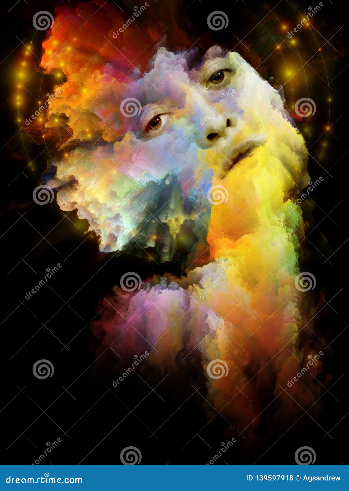 Colors of the Mind stock illustration. Illustration of psychiatry ...