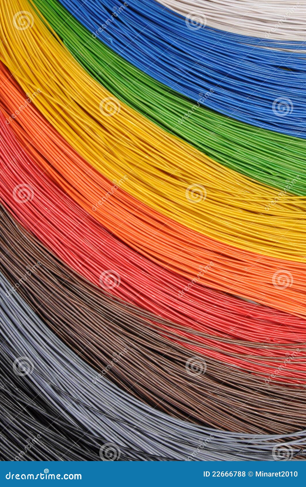 The colors of networks stock photo. Image of electronics - 22666788