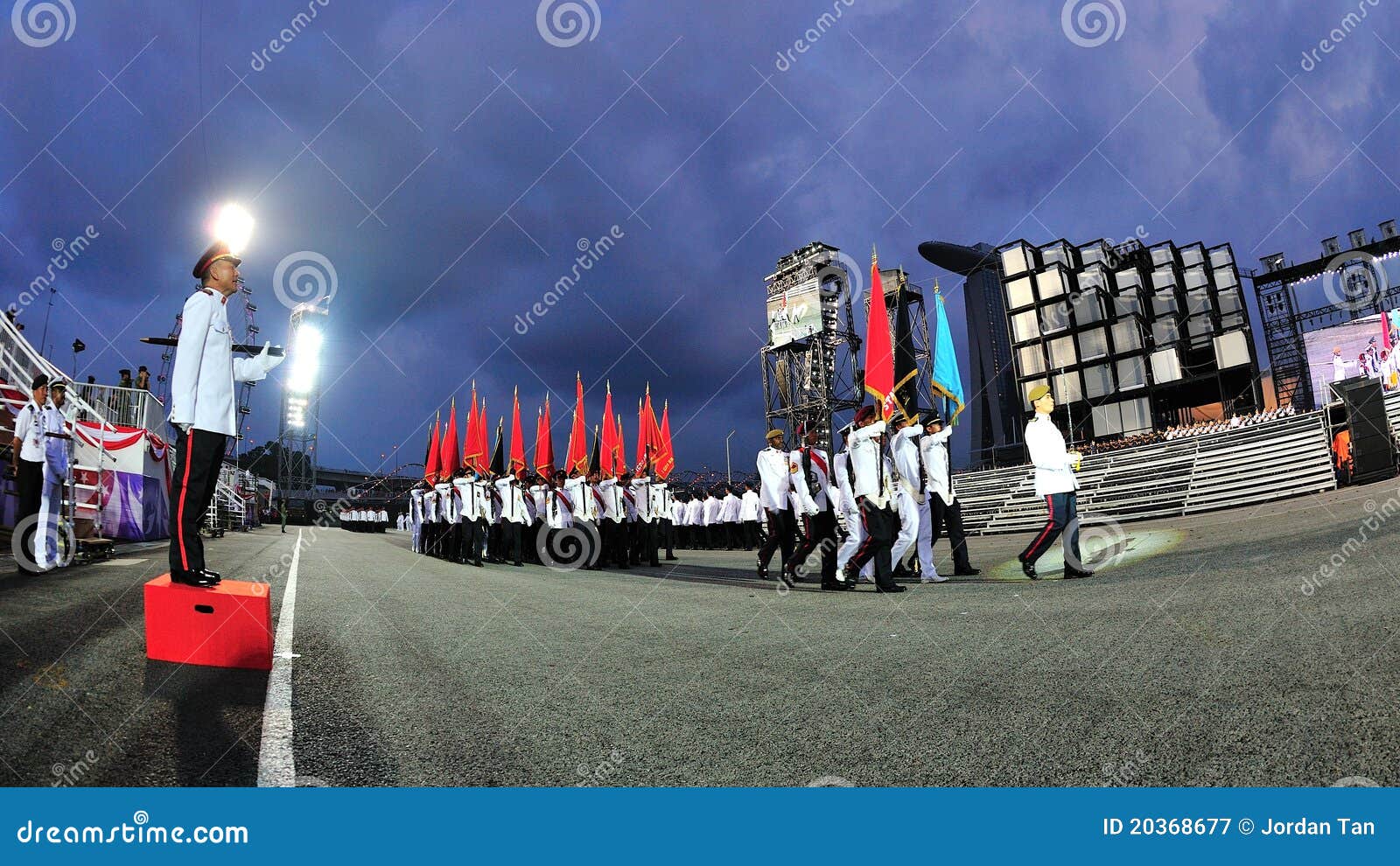 Colors Party March Past during NDP Editorial Photography - Image of ...