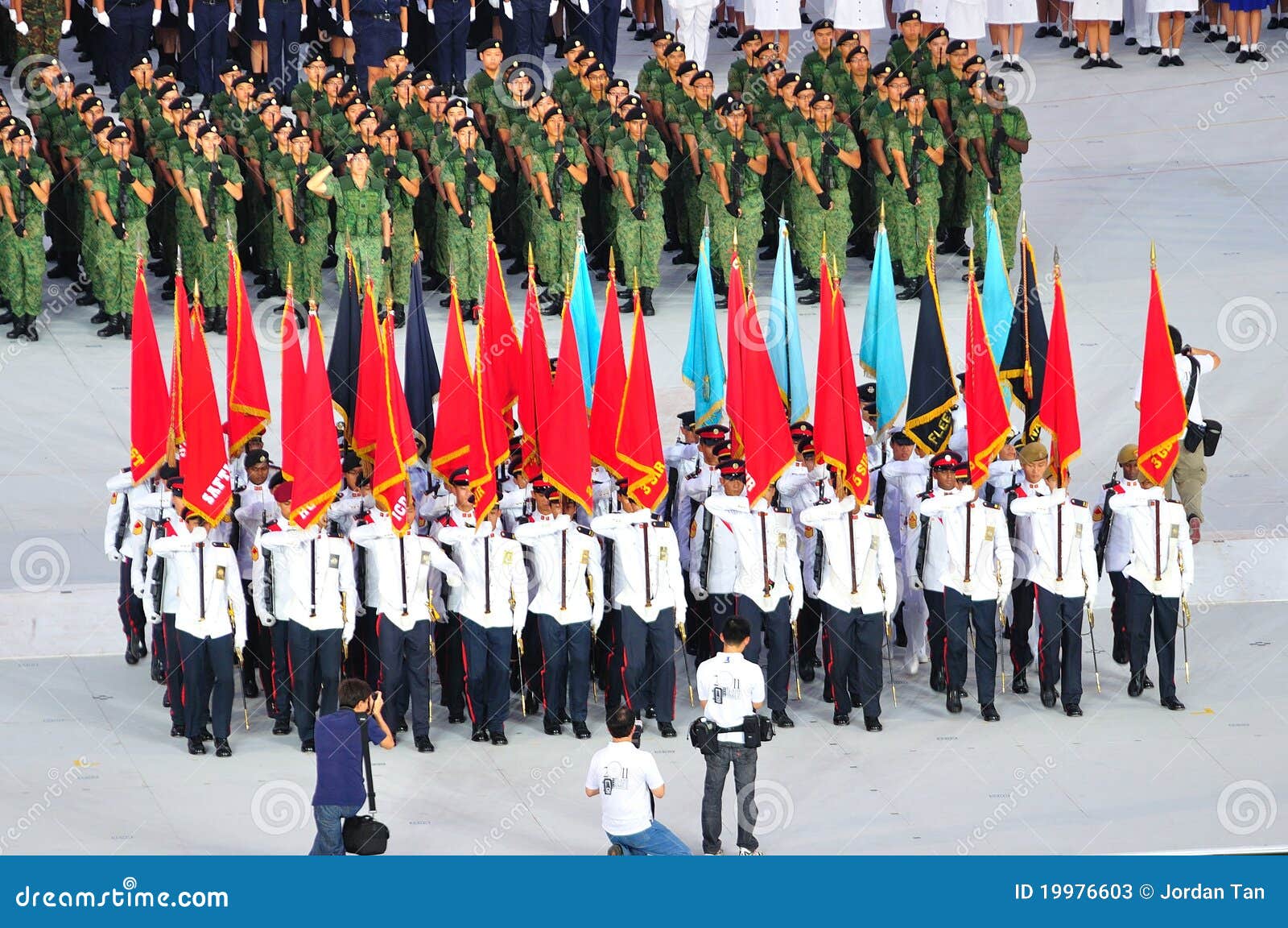 Colors Party Marching at NDP 2011 Editorial Stock Photo - Image of ...