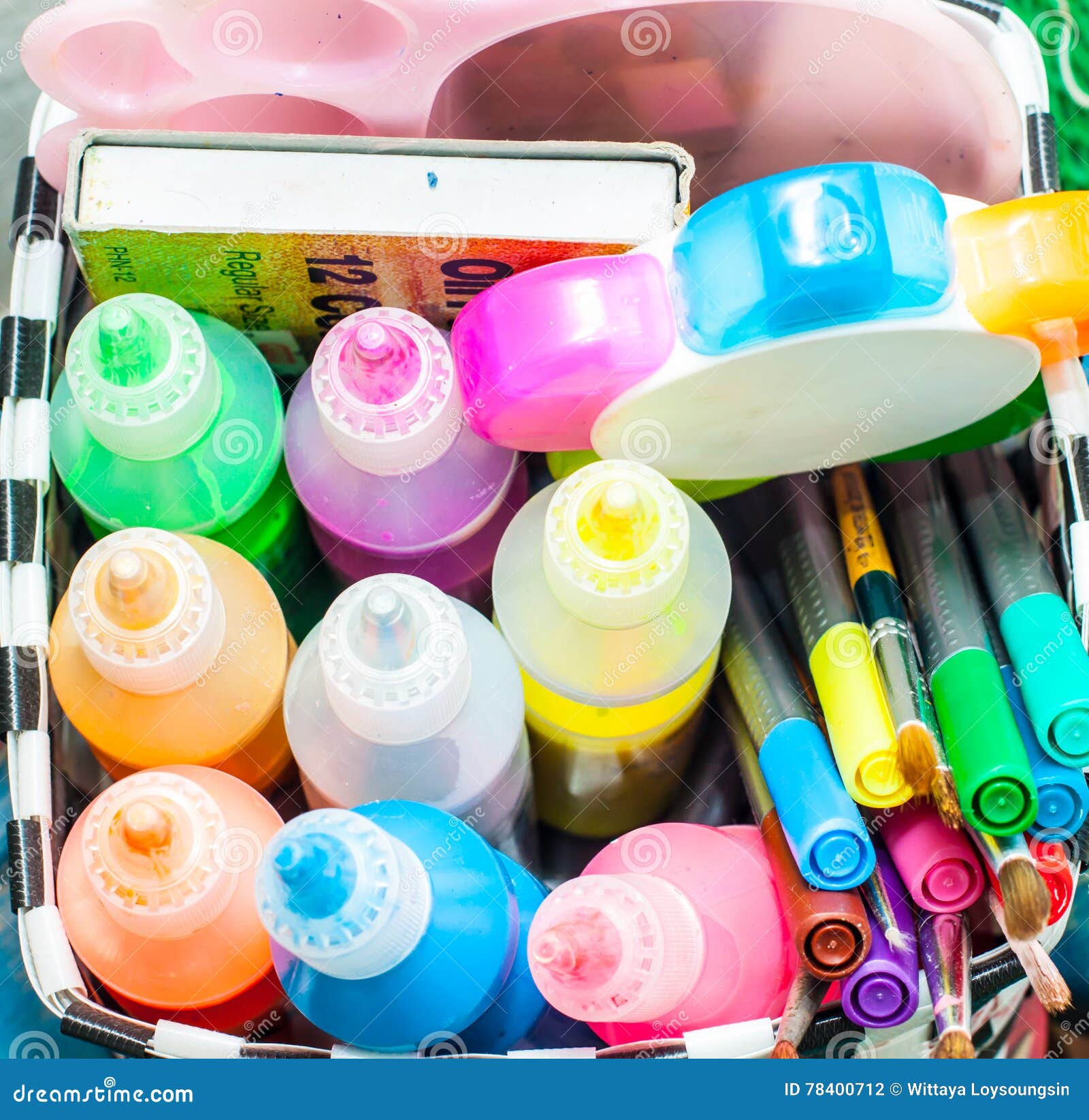 Colors Pattle Design Drawing Stock Photography | CartoonDealer.com ...