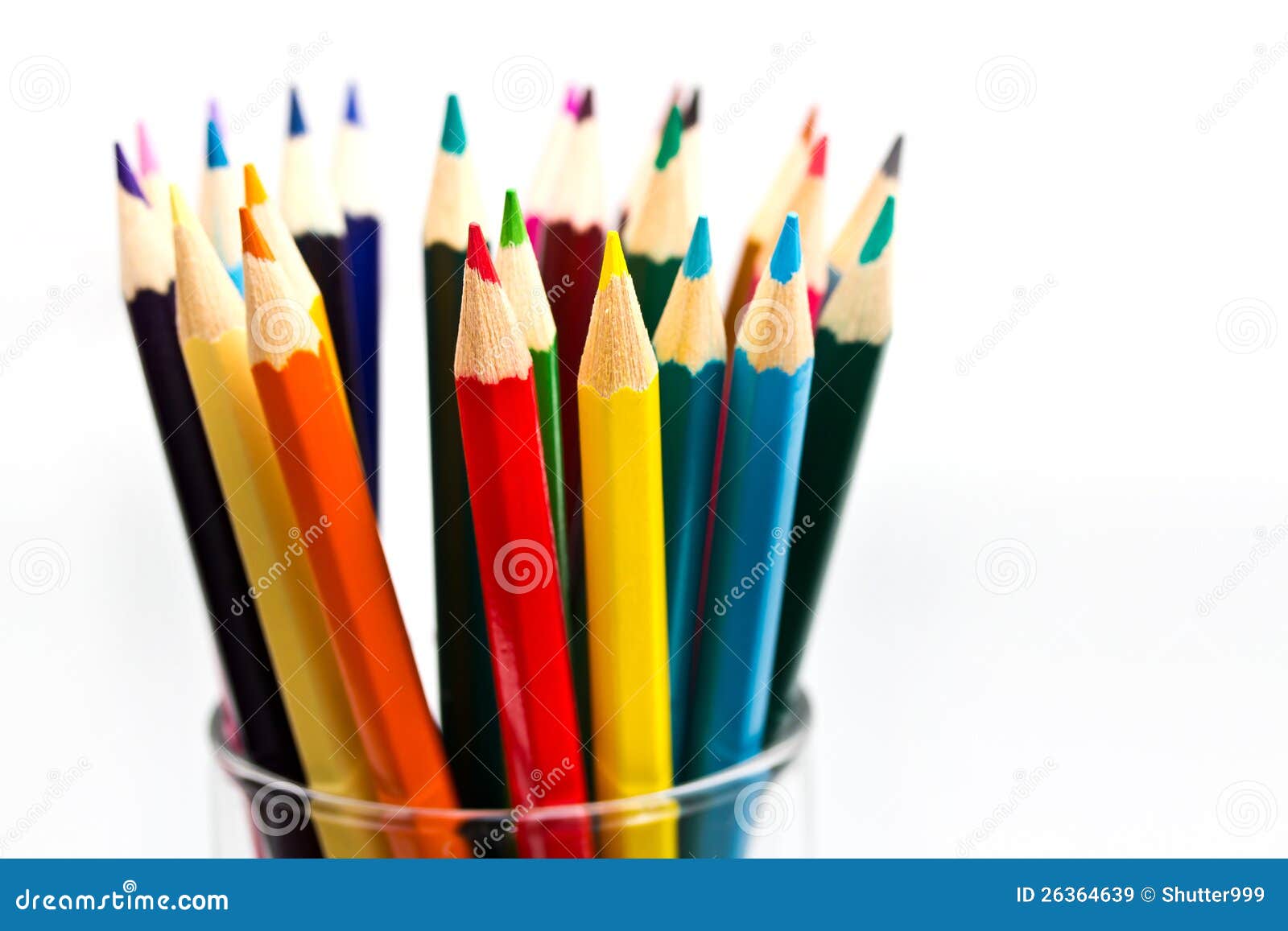 Colors Pencil - Education Statistics Stock Image - Image of back ...