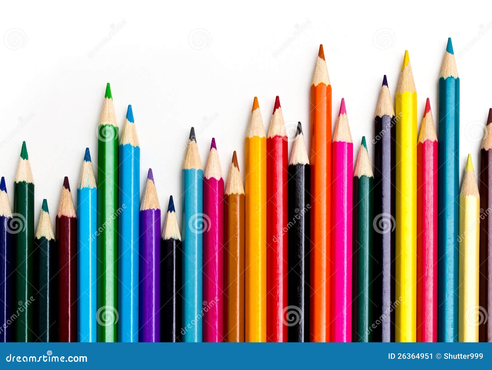 Colors Pencil - Education Statistics Stock Image - Image of office ...