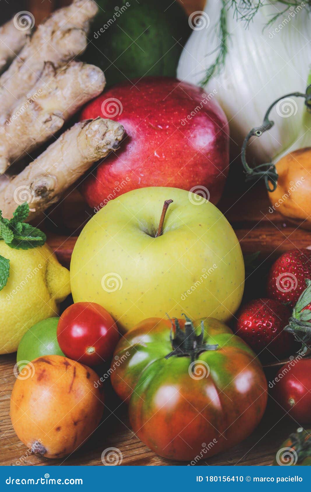 Colors Shaped of Fruit and Vegetables Stock Photo - Image of green ...