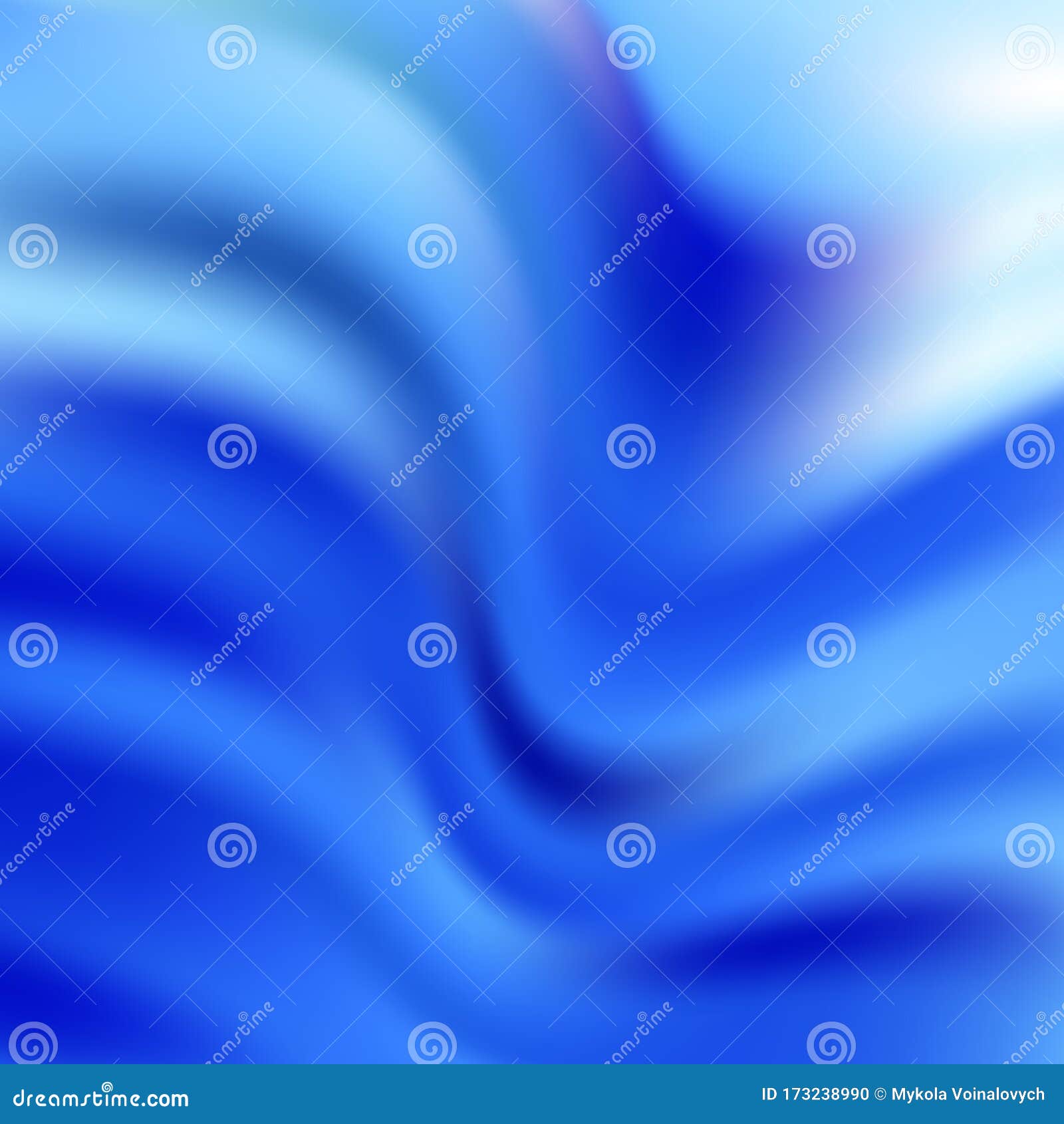 Blue Colors Shiny Gradient Background. Wavy Blue Shades Mash Backdrop ...