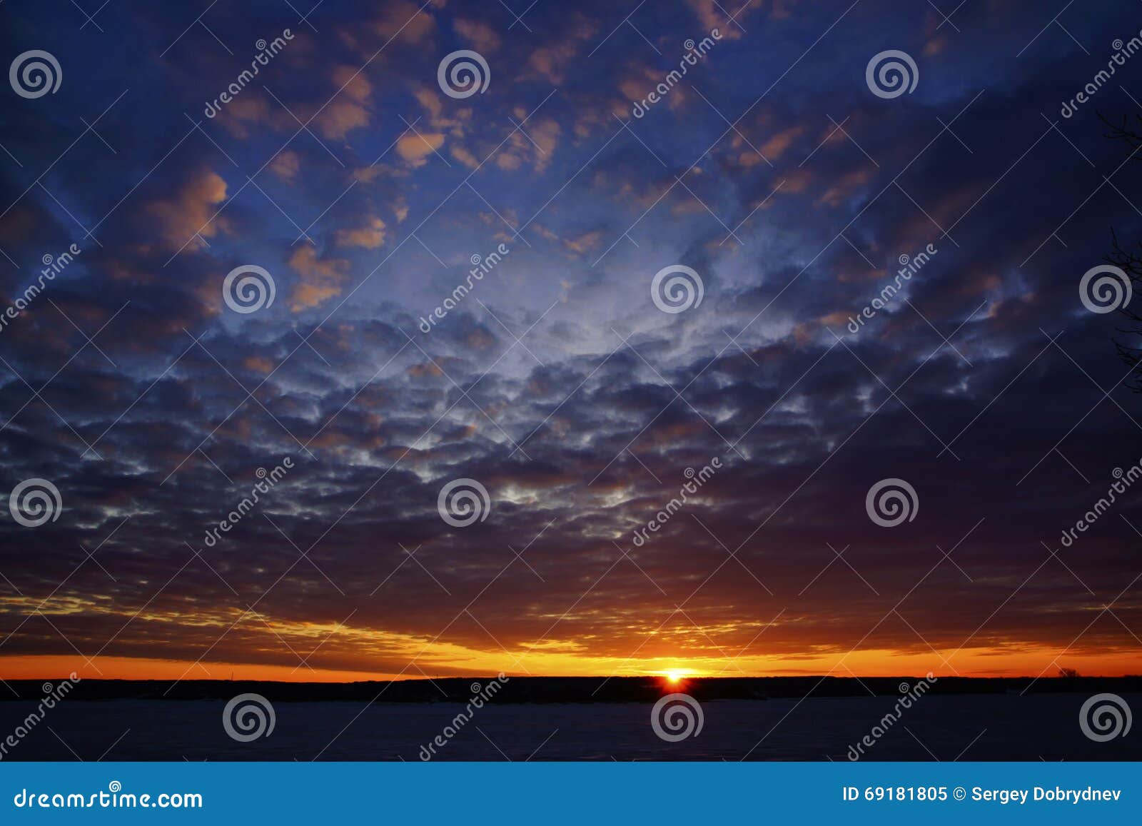 The colors of the sky stock image. Image of evening, spring - 69181805