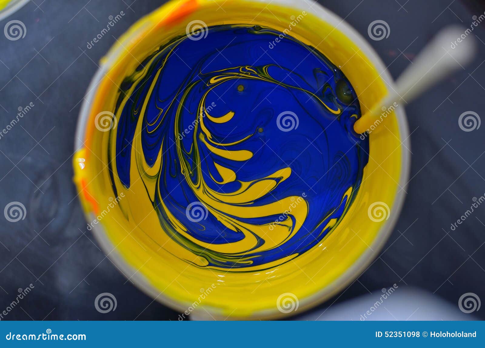 Colors stirred stock photo. Image of liquid, artist, acrylic - 52351098