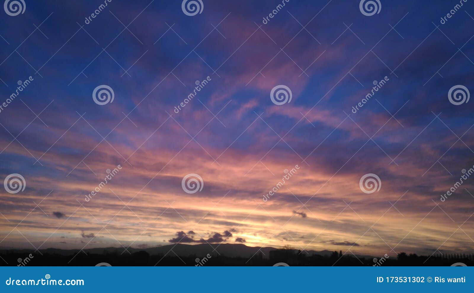 Colors of sunset sky stock photo. Image of sunset, colors - 173531302