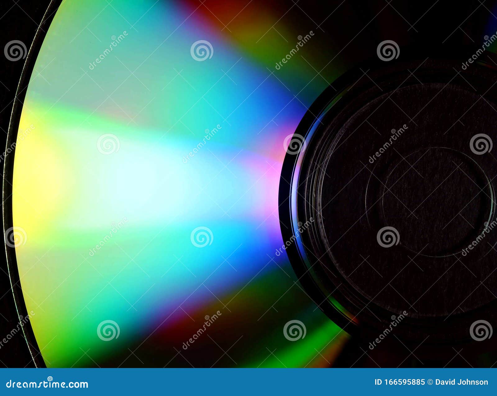 Colors and Surface of a CD-Rom Stock Image - Image of blue, outdated ...