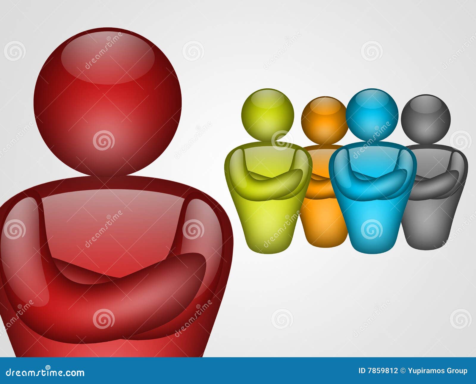 Colors team stock illustration. Illustration of together - 7859812