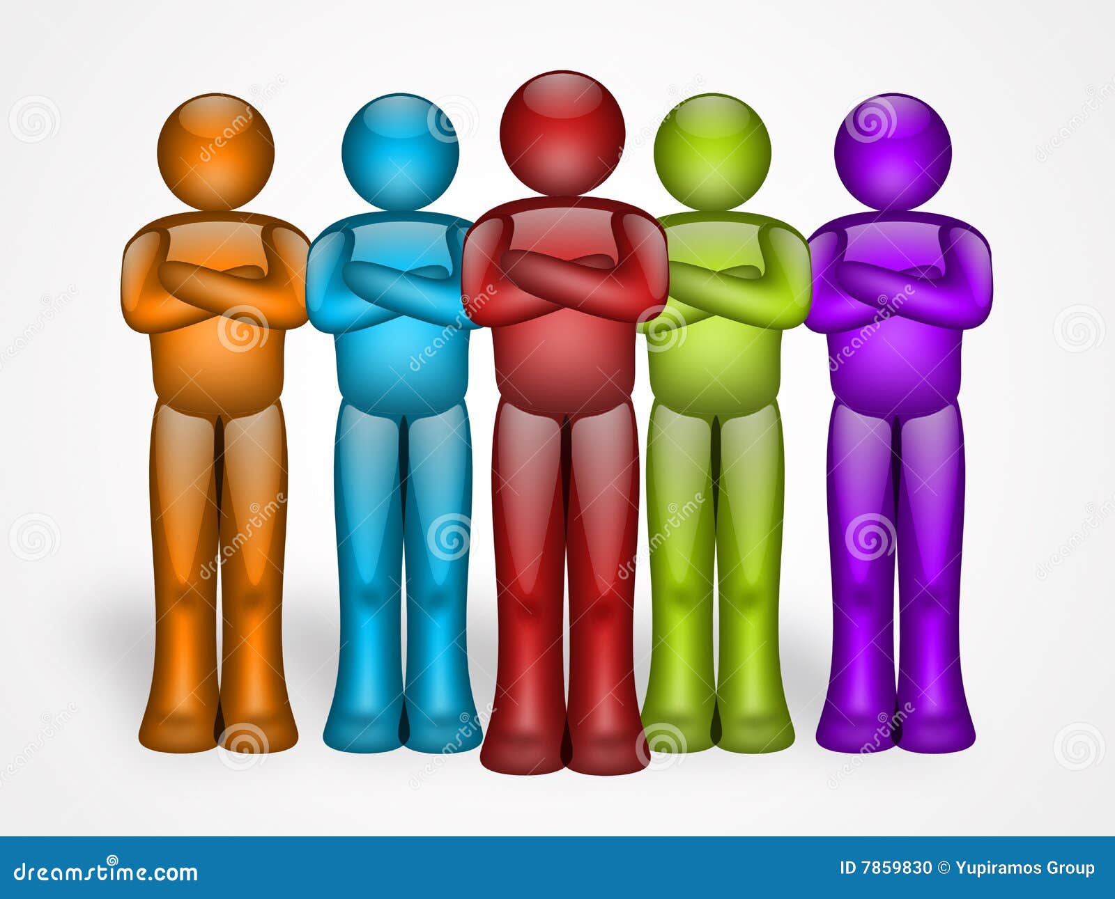 Colors team stock illustration. Illustration of sell, professionals ...