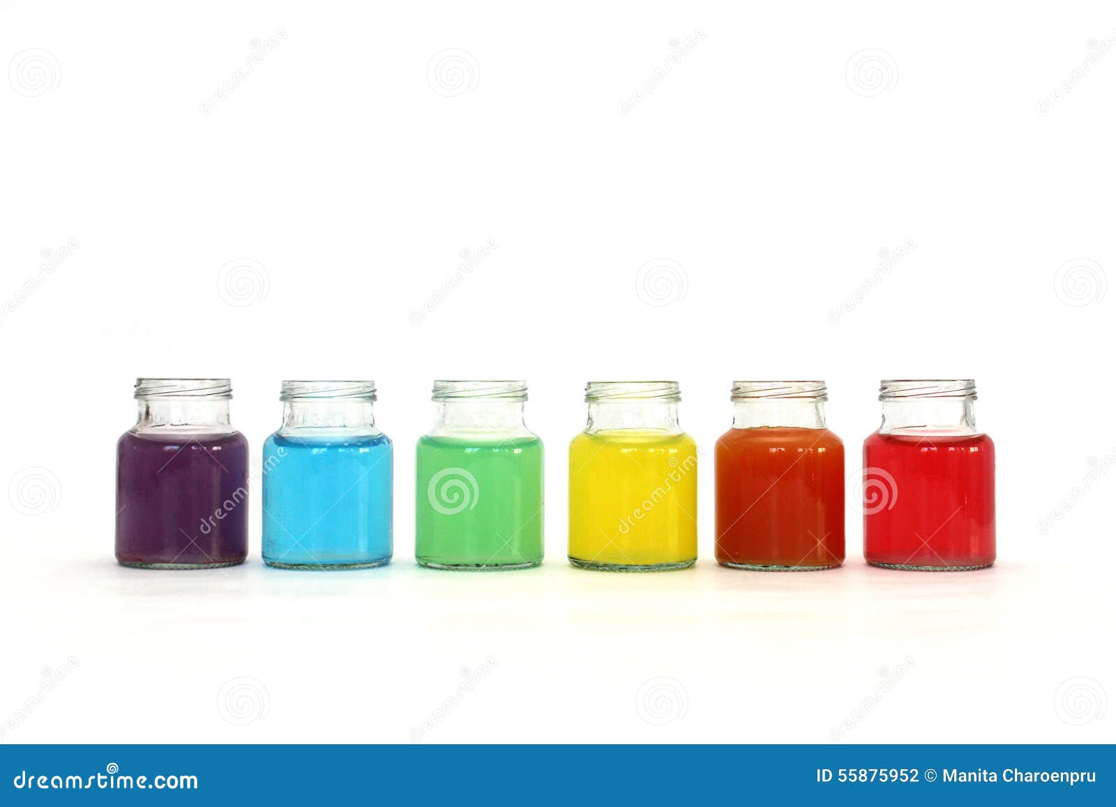 Colors water in bottles stock photo. Image of color, colors - 55875952