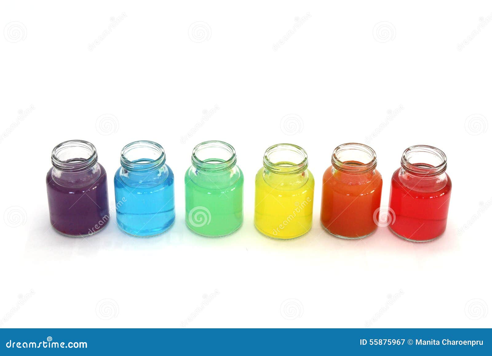 Colors water in bottles stock image. Image of color, purple - 55875967