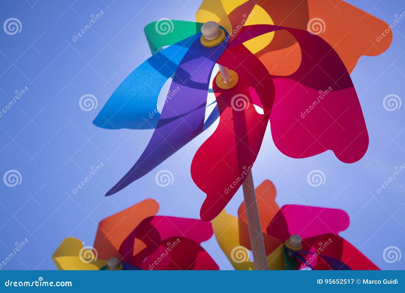 The colors of the windmill stock image. Image of game - 95652517