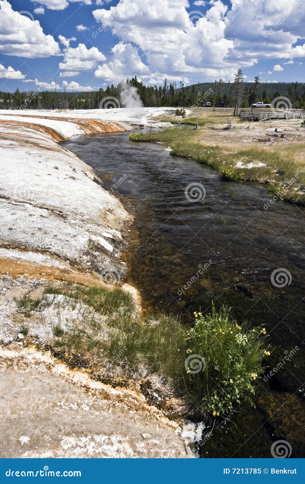 Colors of Yellowstone stock image. Image of geology, colored - 7213785