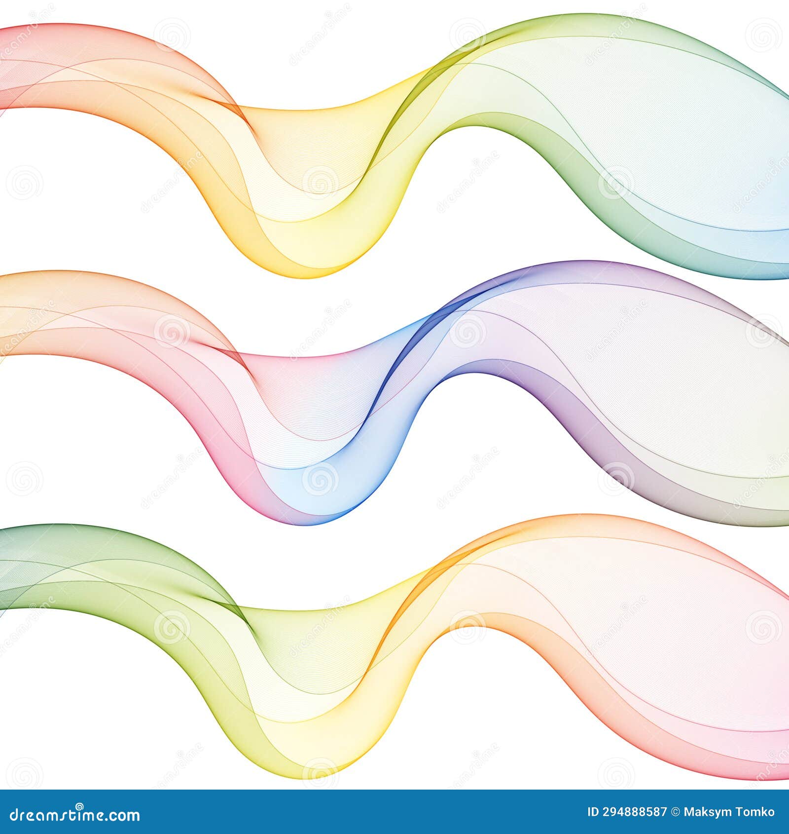 Colorset Waves.abstract Vector Background. Layout for Advertising. Eps ...