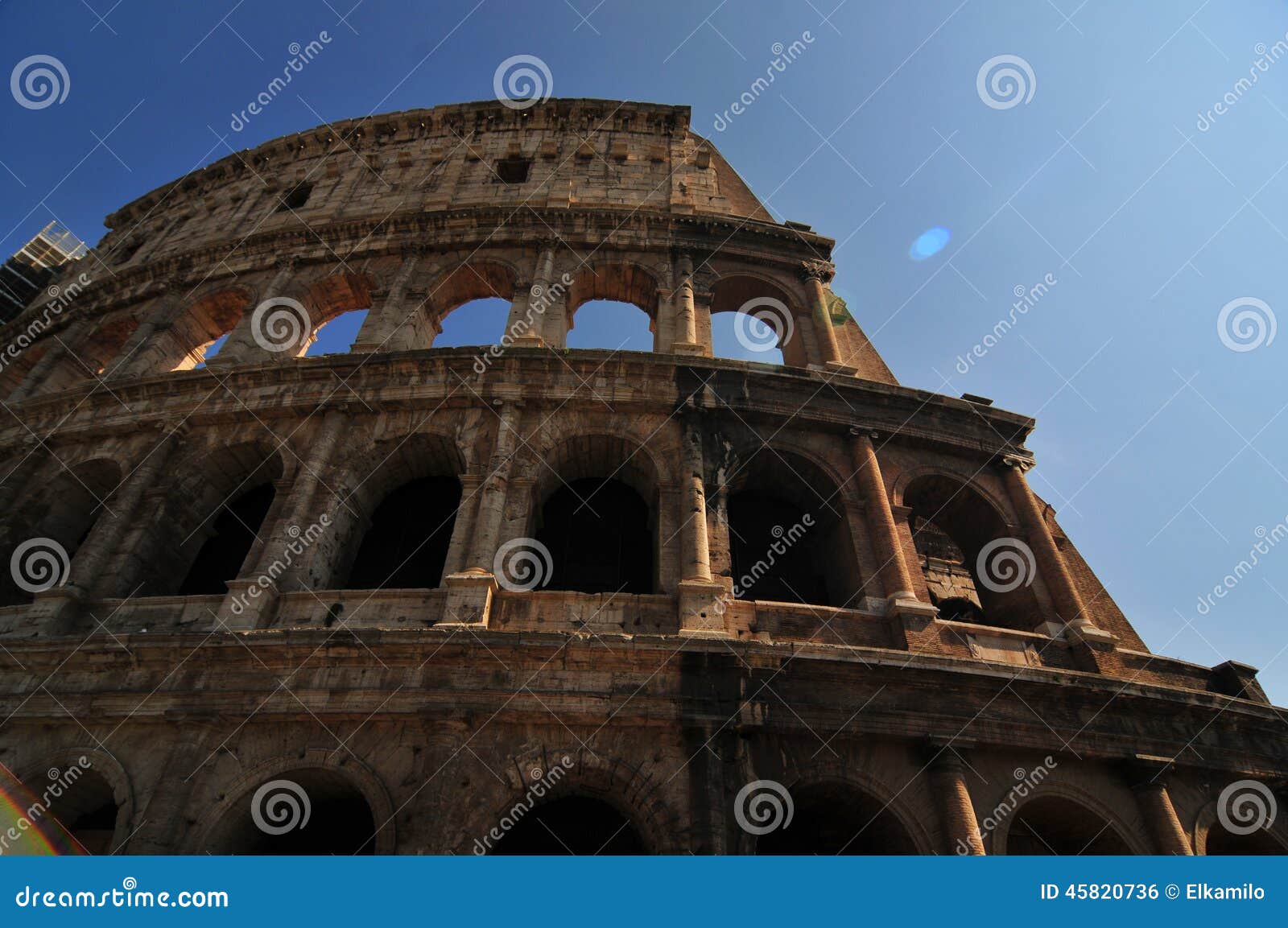 Coloseo in Rome editorial photo. Image of sculpture, view - 45820736