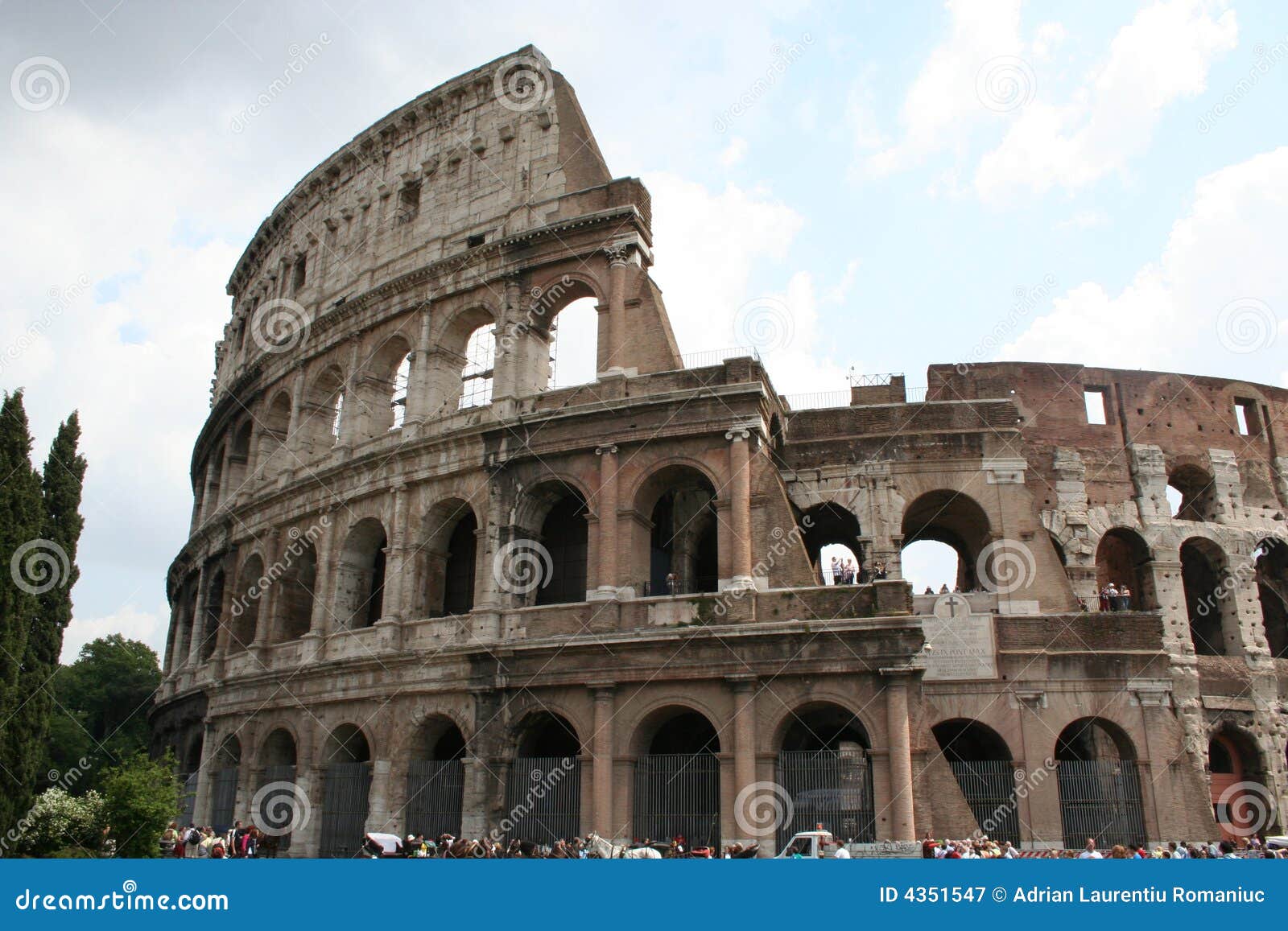 Coloseum stock image. Image of history, monument, color - 4351547