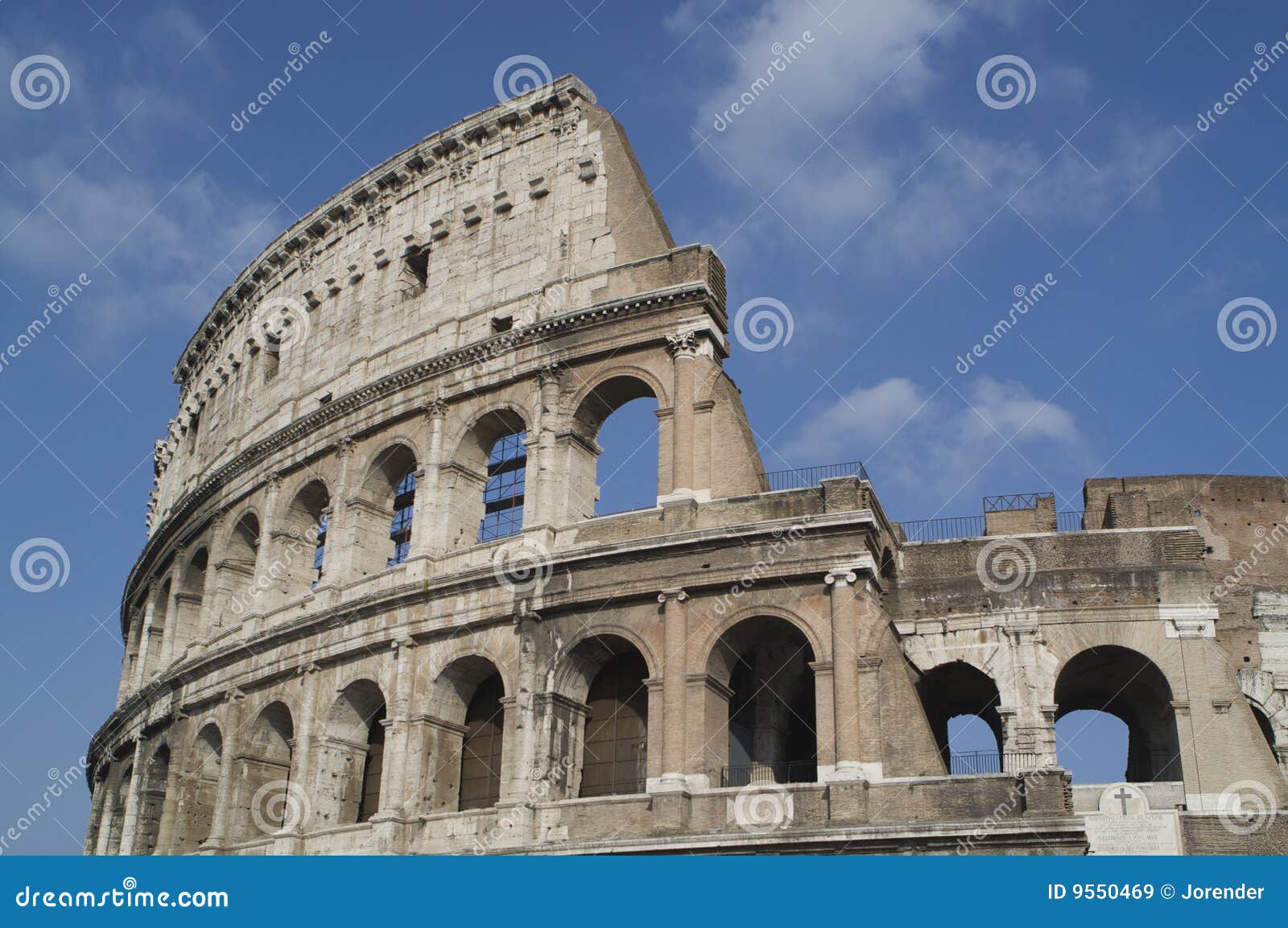 Coloseum Front View stock image. Image of empire, ancient - 9550469
