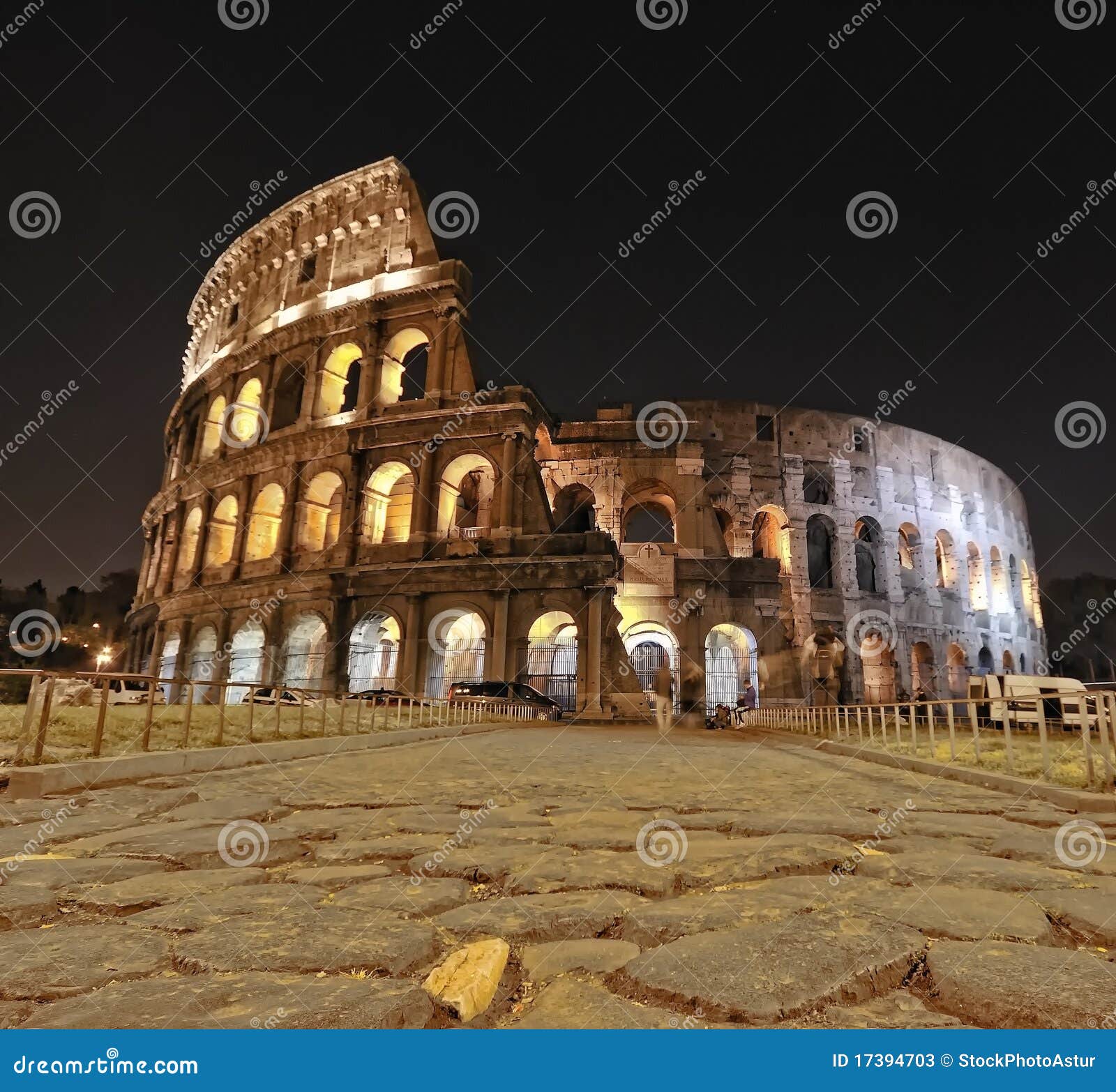 Colossal stock image. Image of italy, monuments, illuminated - 17394703
