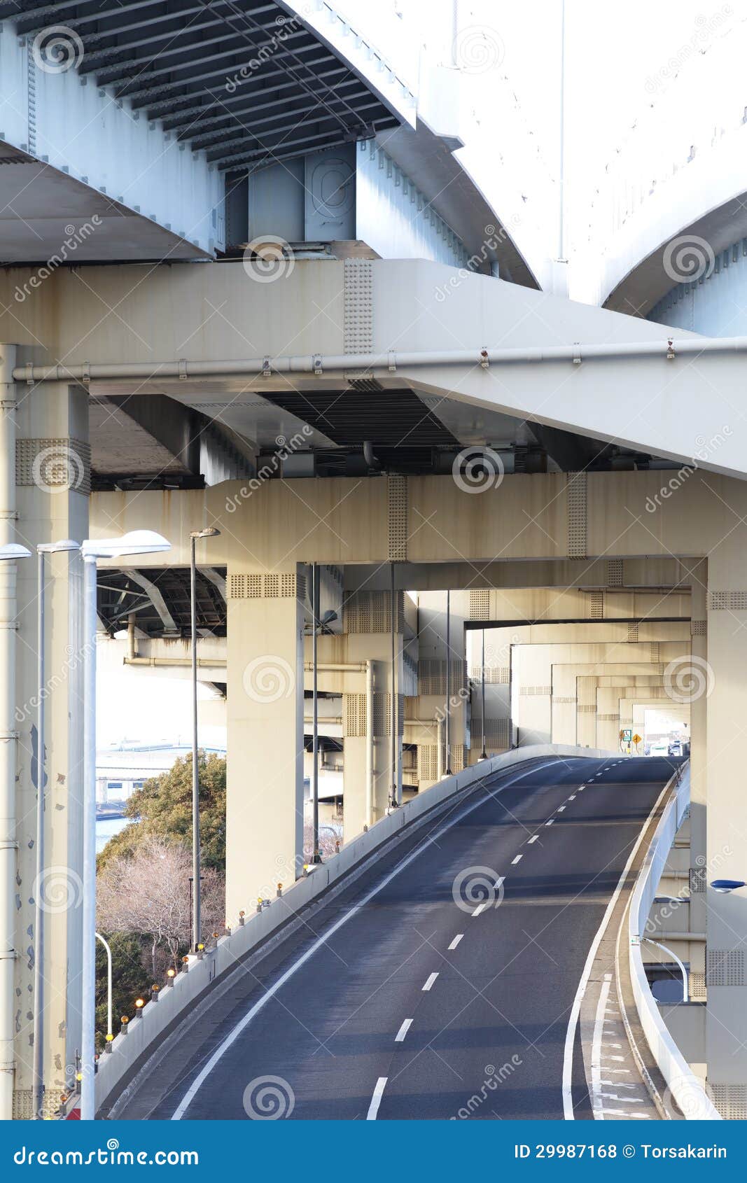 Motorway flyover access stock photo. Image of interchange - 29987168