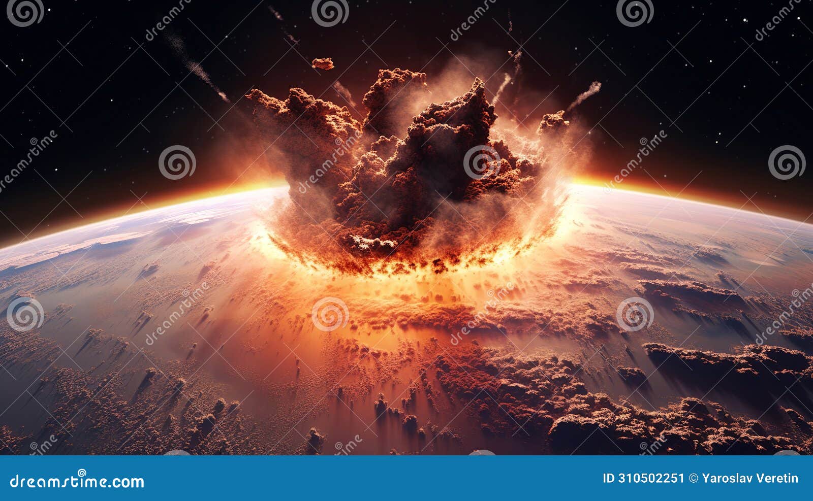 A Colossal Explosion Erupts in the Center of the Earth, Sending ...