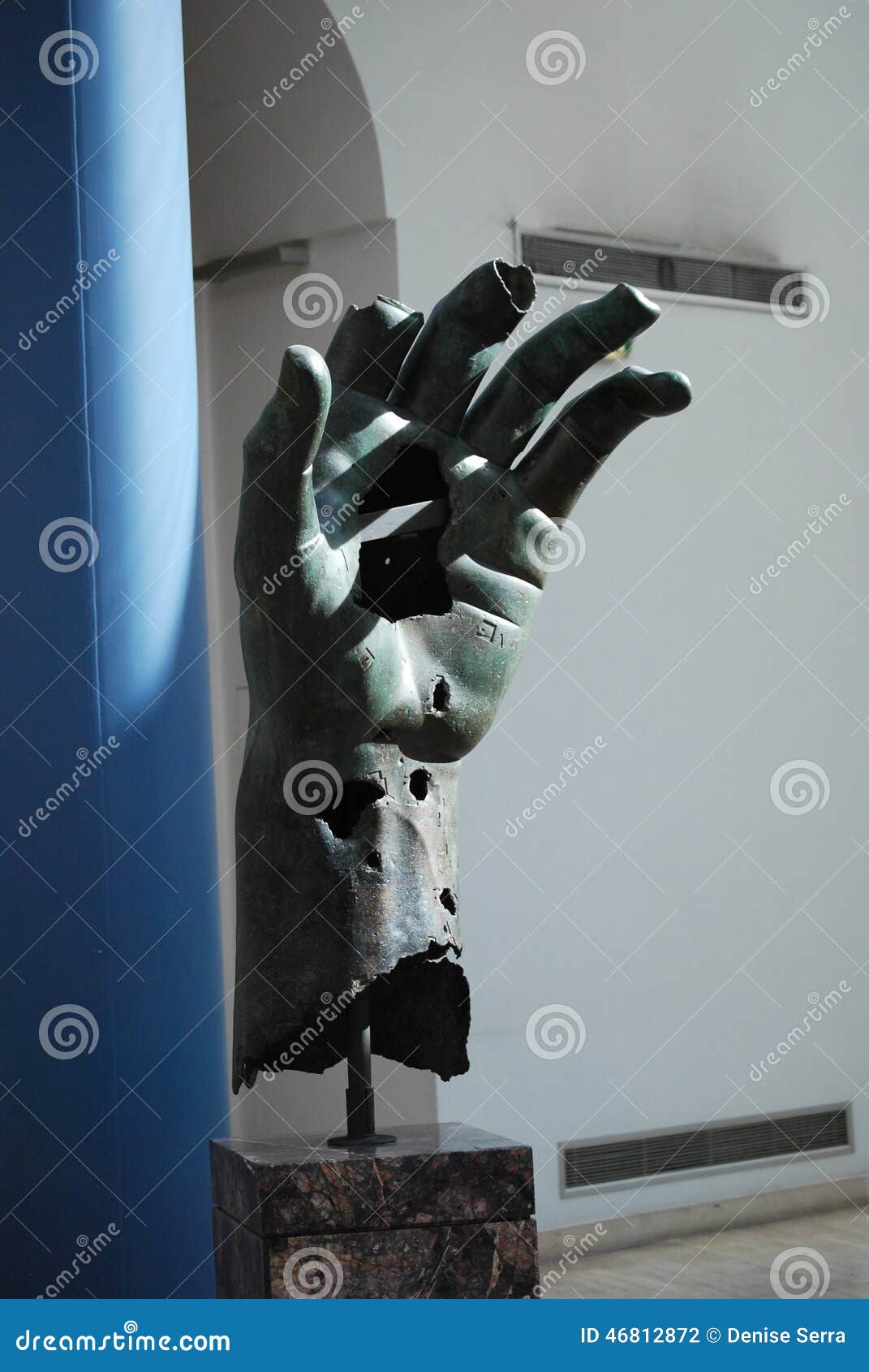 Colossal Hand of Constantine in Capitoline Museum, Rome, Italy ...