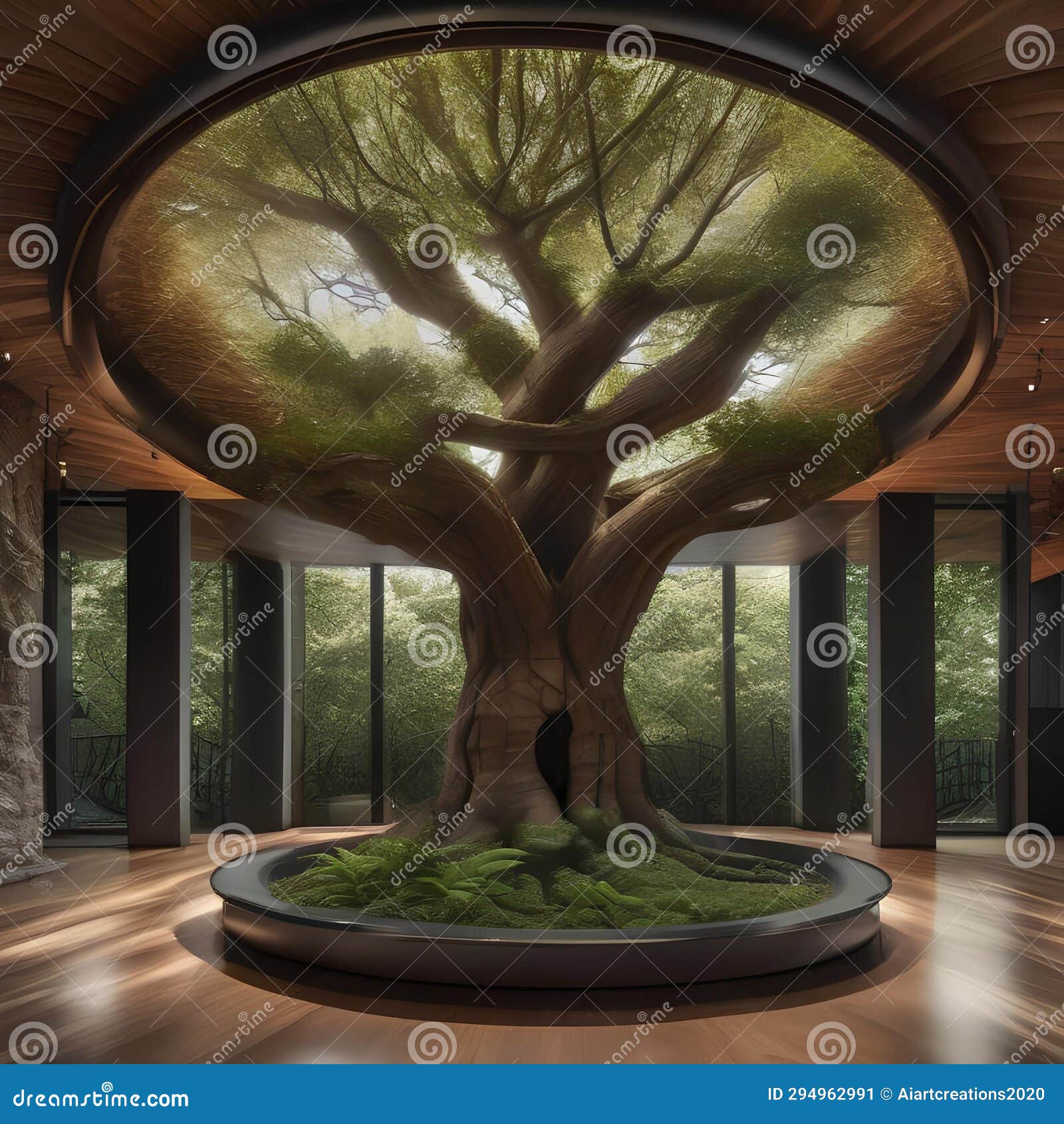 A Colossal, Sentient Tree of Life with Branches that Reach into ...