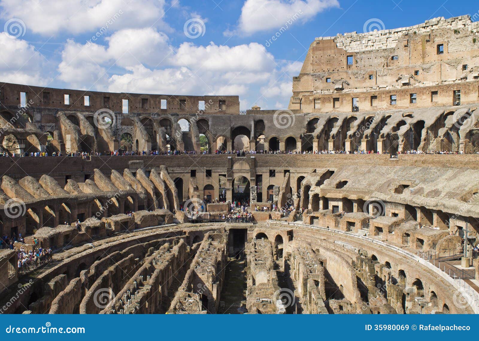 Coliseum inside stock image. Image of city, ancient, collosseo - 35980069