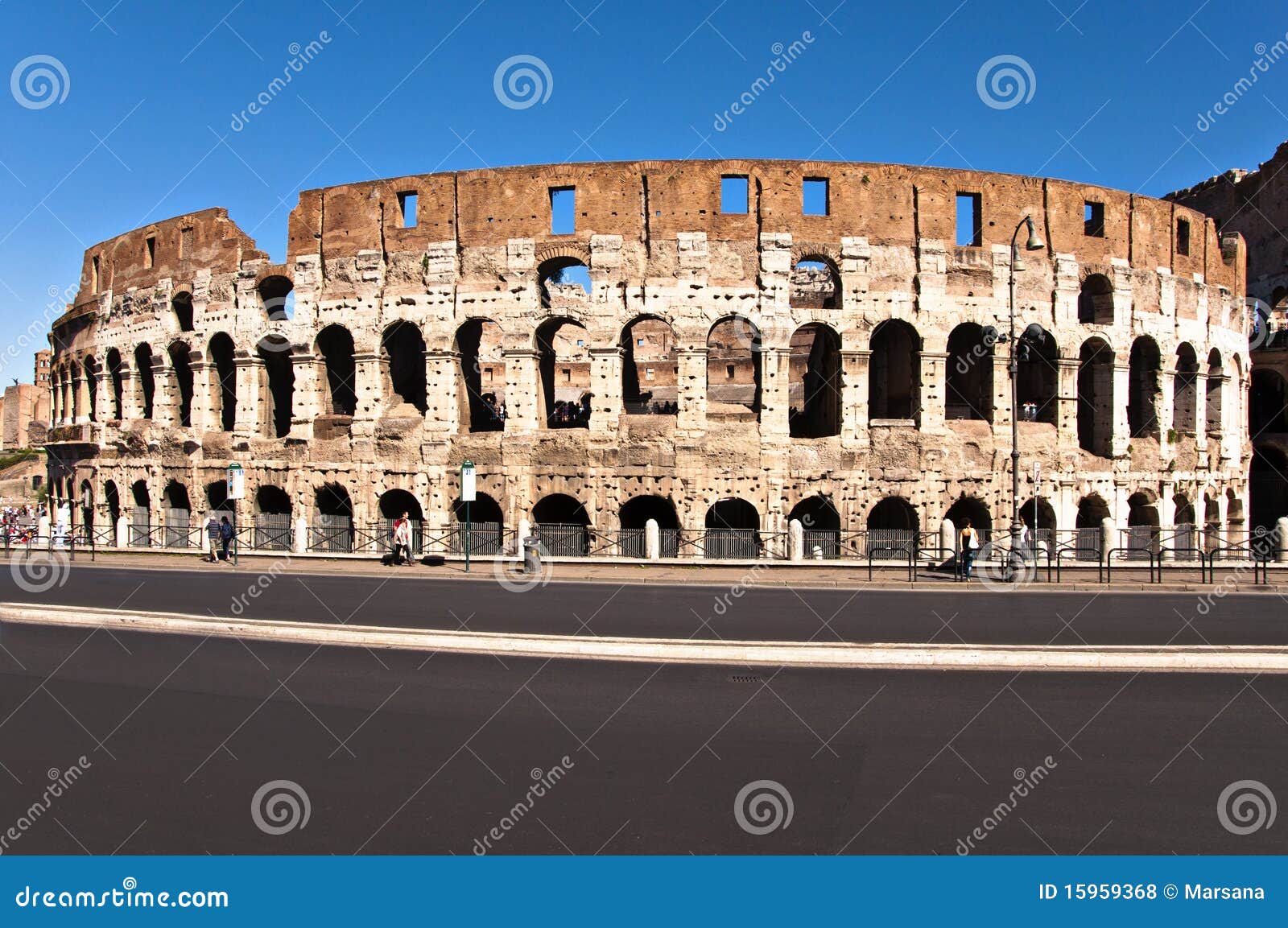 Colosseum stock photo. Image of italy, landmark, historic - 15959368