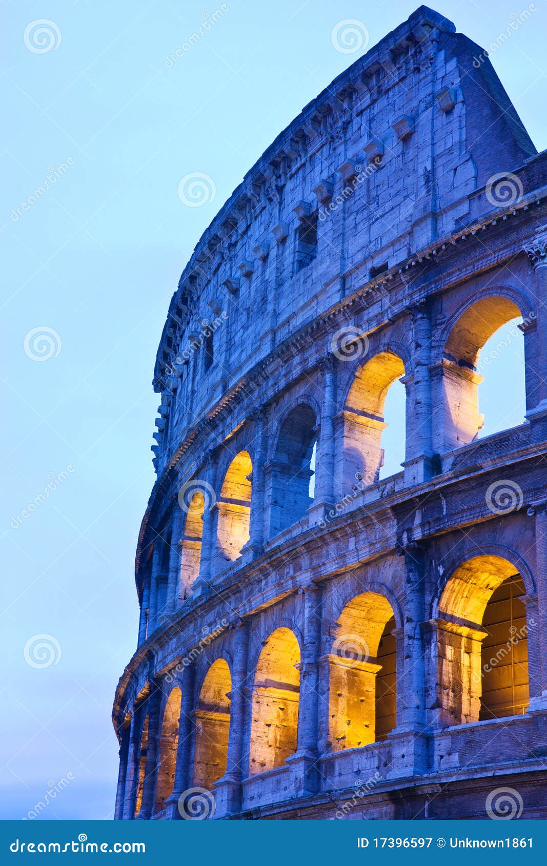 Colosseum stock image. Image of landscape, city, landmark - 17396597