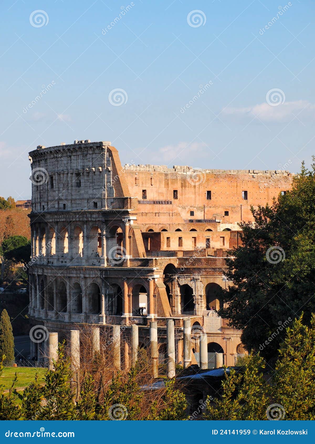 Colosseum stock image. Image of colosseum, brick, building - 24141959