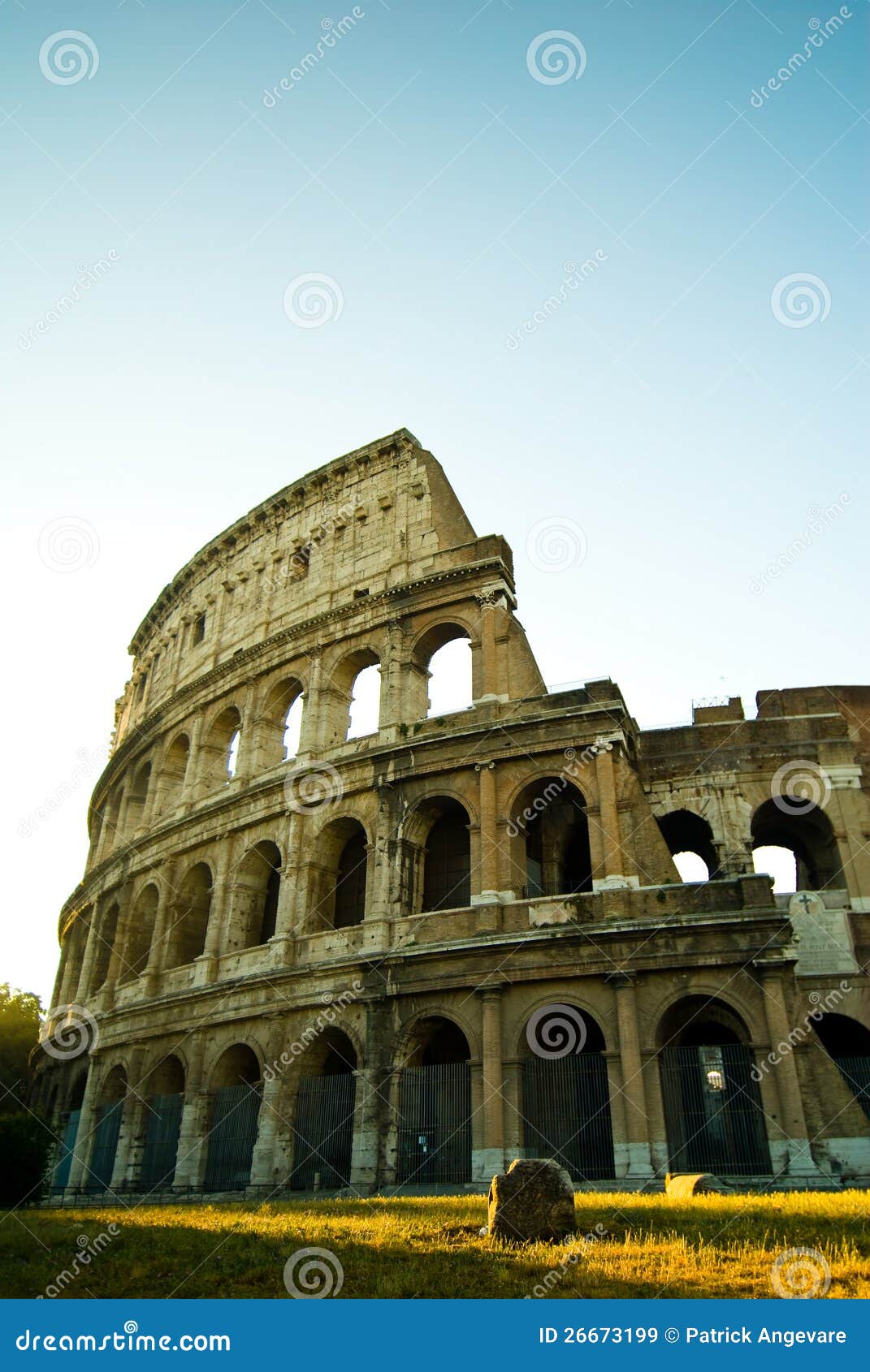 Colosseum stock image. Image of brick, heritage, landmark - 26673199