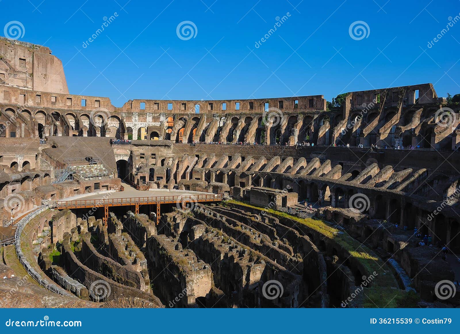 Colosseum Amphitheater in Rome Editorial Stock Image - Image of europe ...